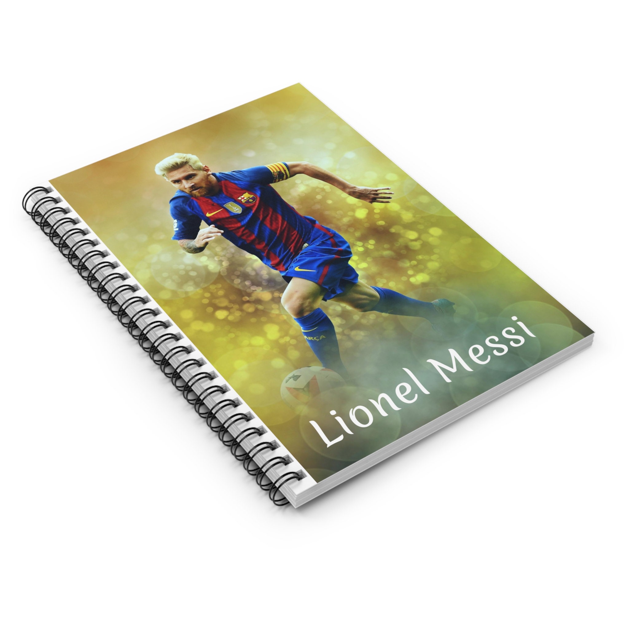 Lionel Messi, Mini Notebook, Spiral Notebook, Spiral Bound, Personal ...