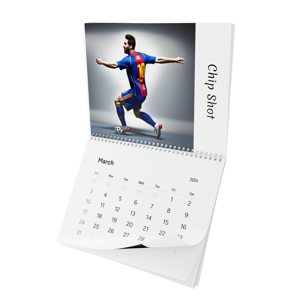 Buy Messi Calendar 2024, Soccer Calendar 2024, Football Calendar 2024 ...