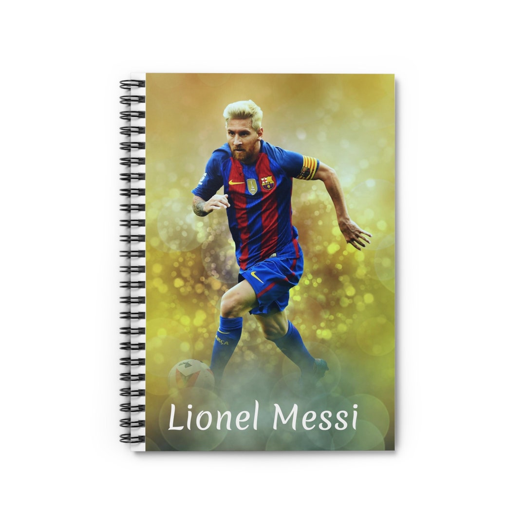 Lionel Messi, Mini Notebook, Spiral Notebook, Spiral Bound, Personal ...