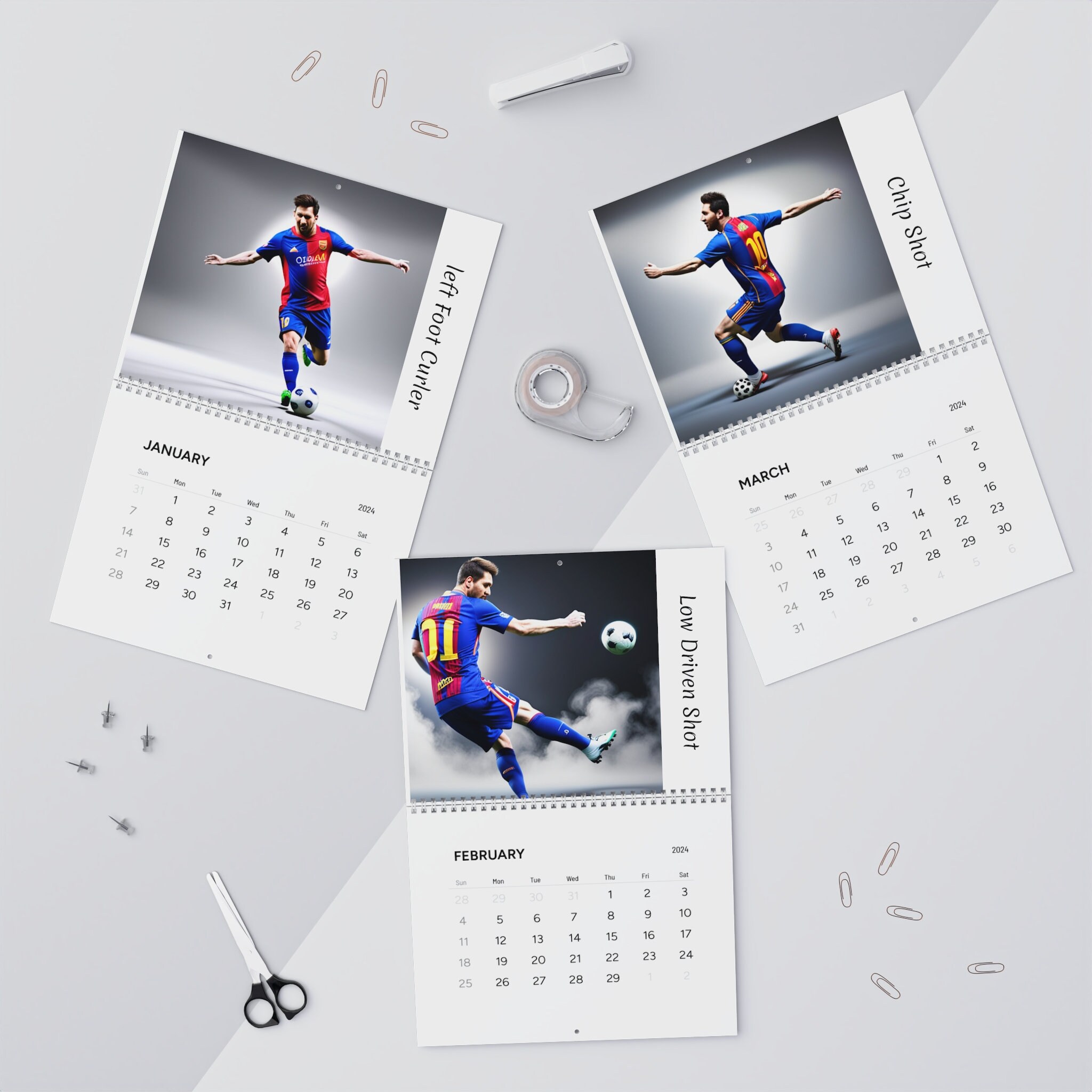 Messi calendar 2024, soccer calendar 2024, 2024 football calendar, 2024 ...