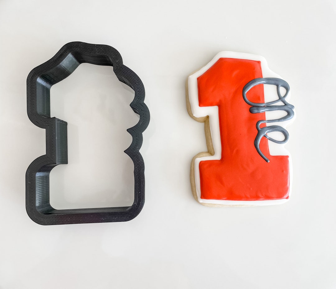 ONE | Cookie Cutter STL File | Digital Download of Cookie Cutter STL ...