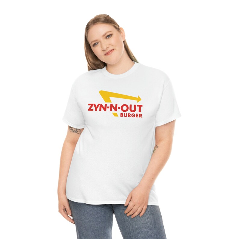Zyn and Out Unisex Cotton Tee Unofficial ZYN Merch Zyn Shirt Zyn ...