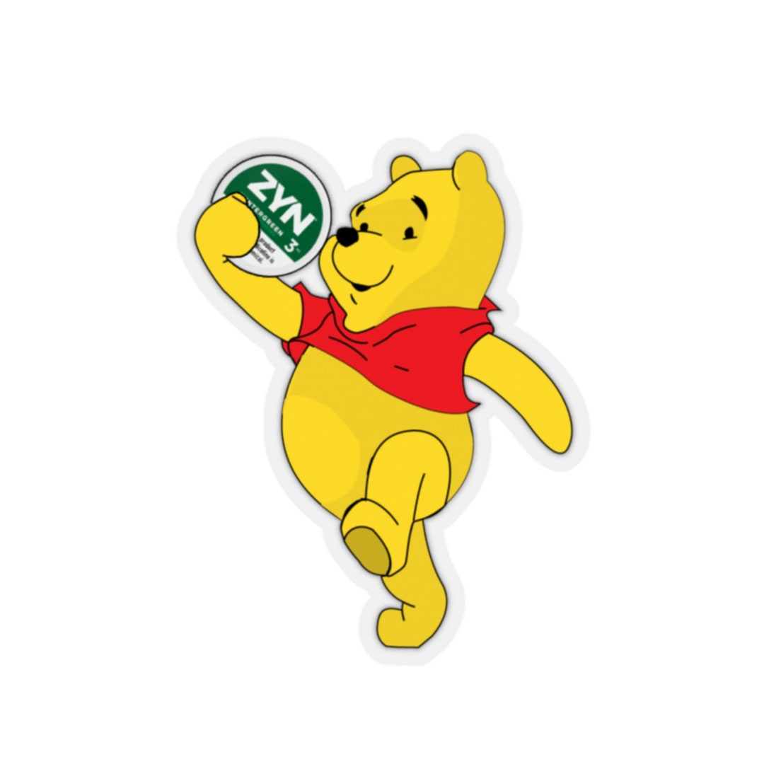 Zynny the Pooh ZYN Sticker Unofficial ZYN Merch - Etsy