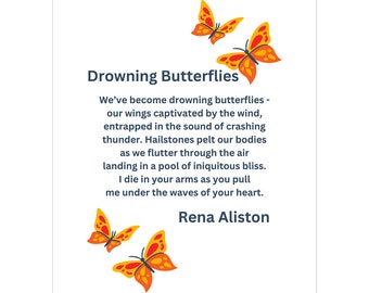 Embrace Me Poem Digital Printable Art Print, Rena Aliston, Wall Art ...