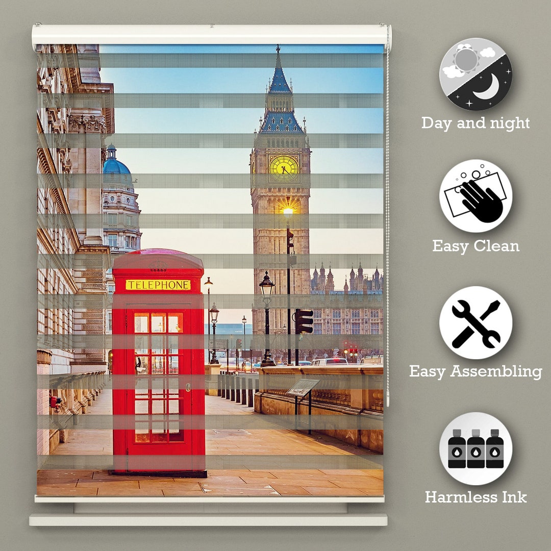 Customizable Shades Roller Blind | Made for Day and Night Use | for ...