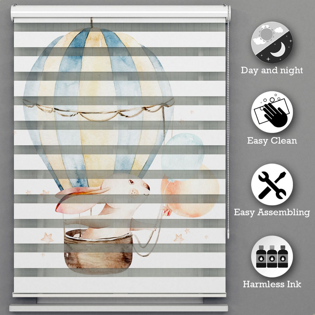 Customizable Shades Roller Blind - Day and Night -suitable for Children ...