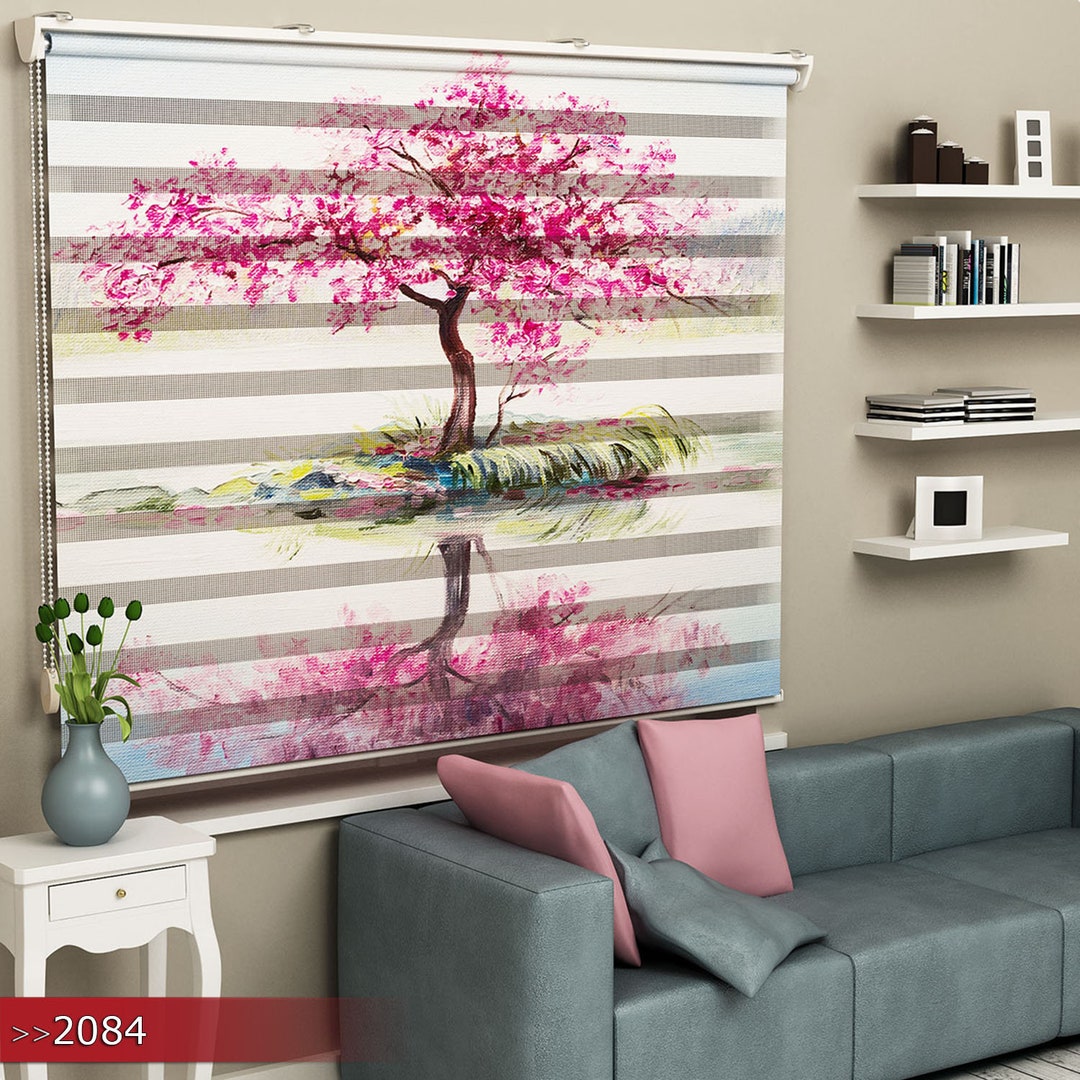 Custom Zebra Roller Blind | Oil Painting Printed, Day & Night Use - Etsy