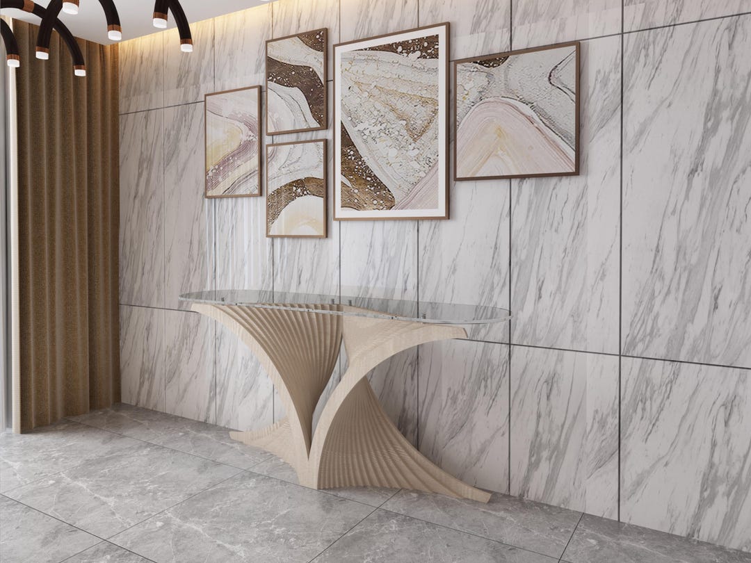 Parametric Console Wall Table Stylish Design Ready to Implement and ...