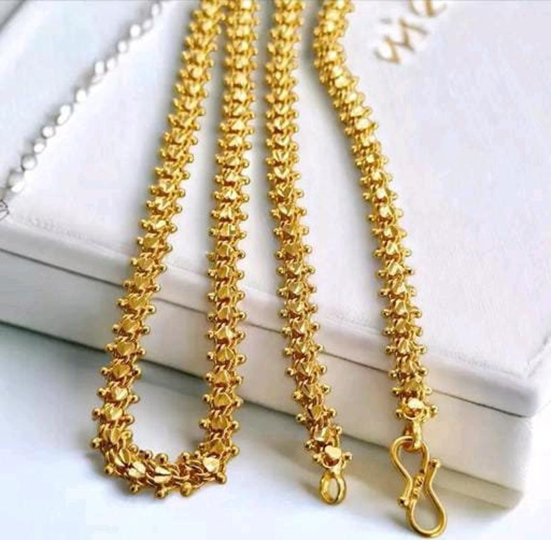 Long Chain Necklace Set Kasulaperu Long Haram for Women/ Southindian ...