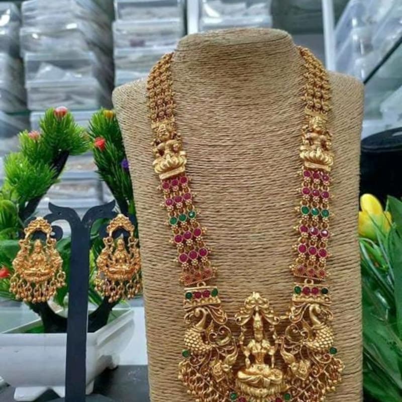 Indian Ruby Necklace - Etsy