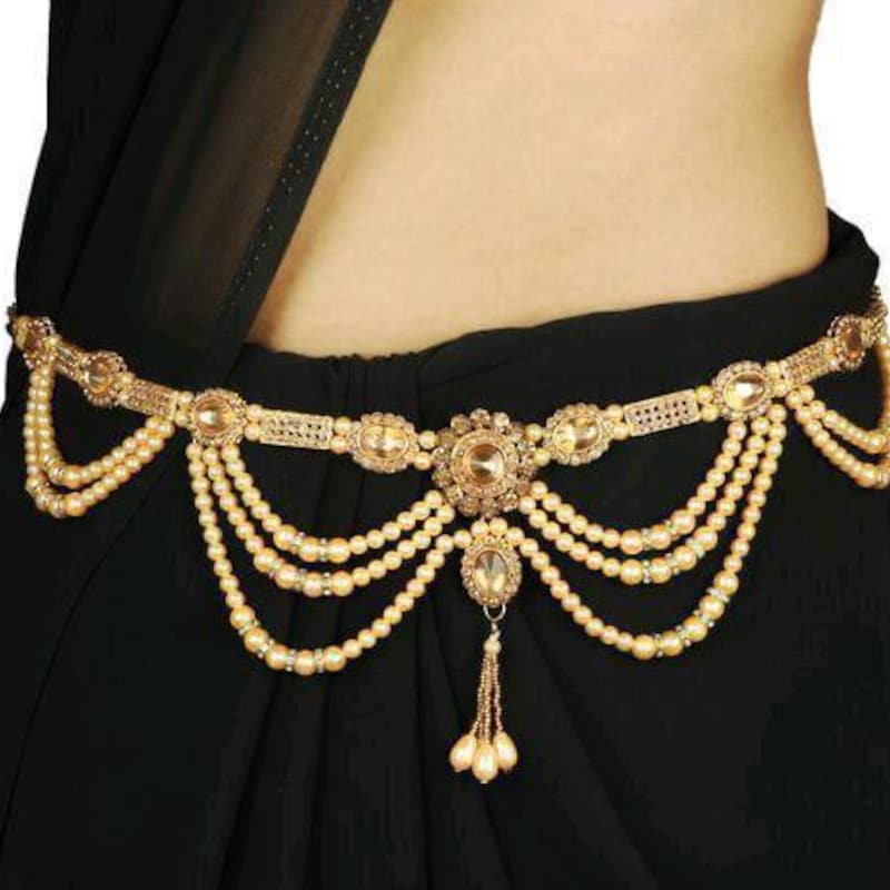 Green Kundan Belt - Etsy