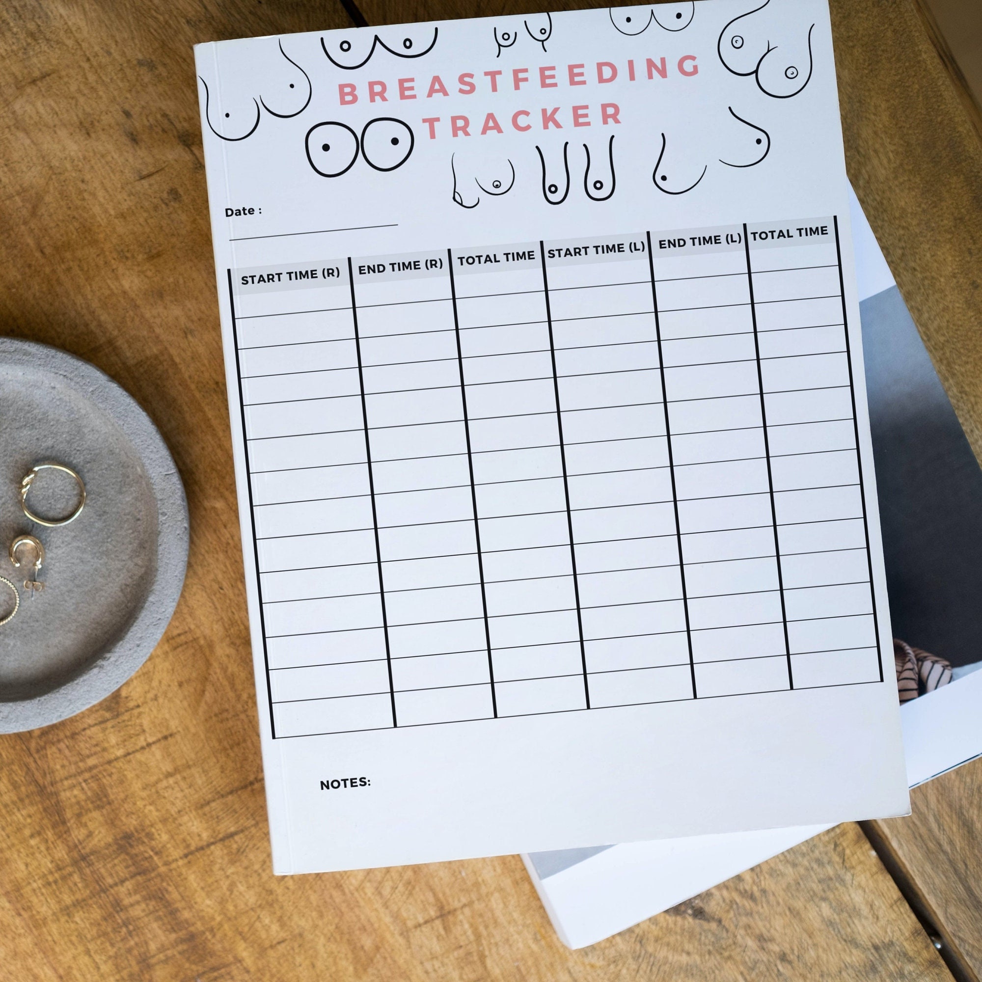 Breastfeeding Tracker Printable - Etsy