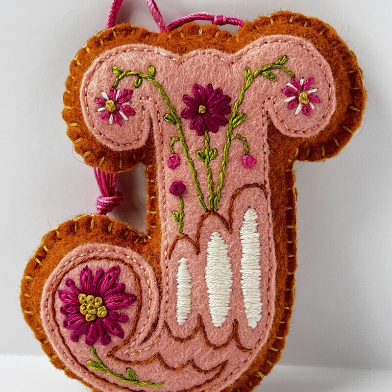Letter J Embroidery - Etsy
