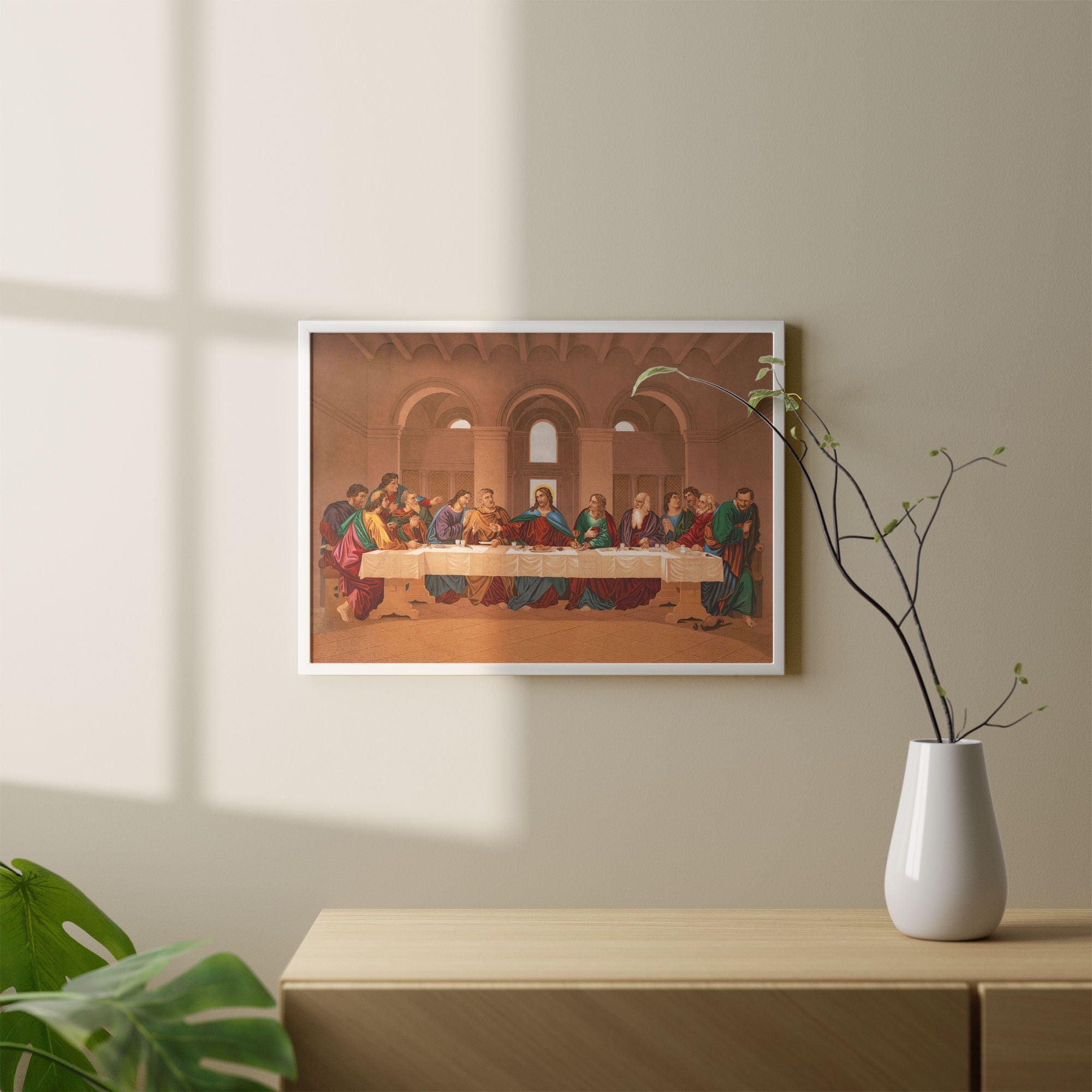The Last Supper Art, Last Supper Print, Leonardo Da Vinci Art, Jesus ...