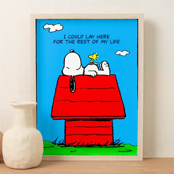 Snoopy Vintage Poster - Etsy