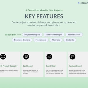 Project Management Template, Google Sheets | Task Manager, to Do List ...