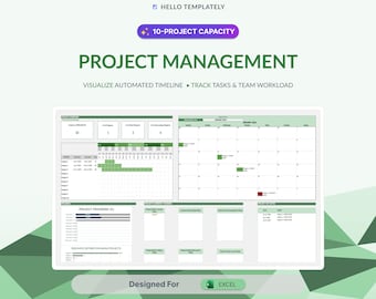 Project Management Template, Google Sheets Task Manager, to Do List ...