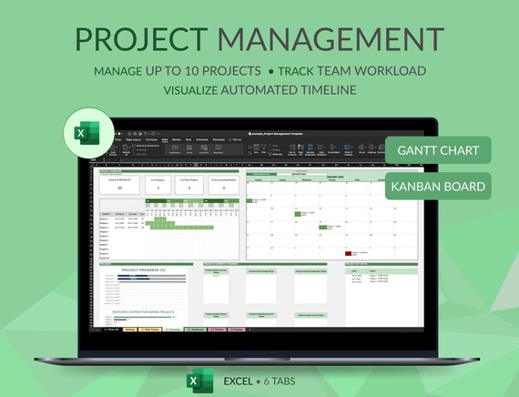 Project Management Tools In Excel