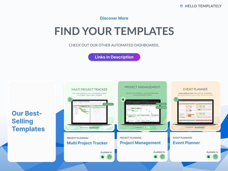 Portfolio Manager, Excel & Google Sheets | Project Management, Task ...