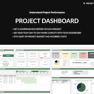 Project Management & Budgeting Template: Excel Budget Planner (digital ...