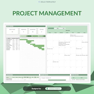 Project Management Template: Google Sheets Task Tracker (digital Download) - Etsy