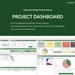 Multi Project Tracker, Google Sheets | Project Management Dashboard ...