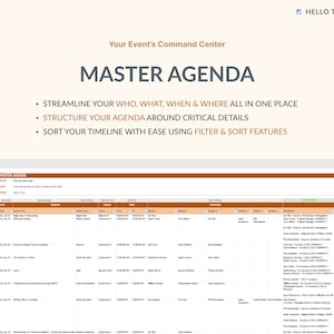 Event Planner Template: Excel Spreadsheet for Seminar & Conference - Etsy