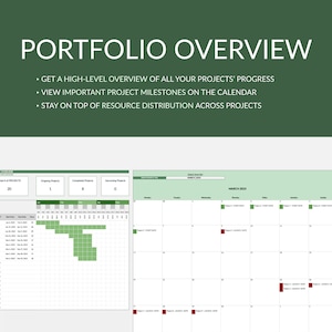 Project Management & Budgeting Template EXCEL Control - Etsy