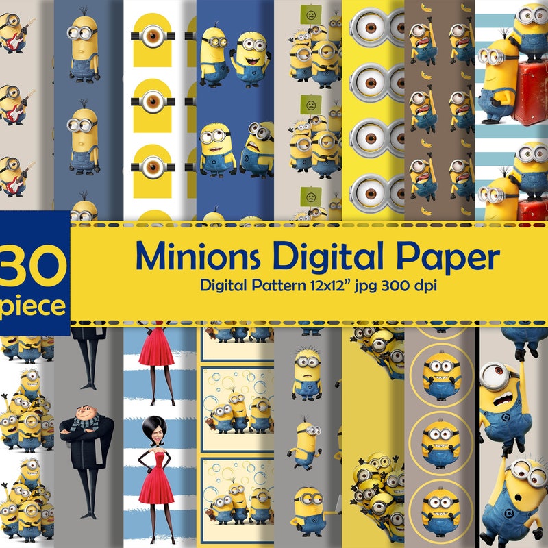 Minions Clipart - Etsy