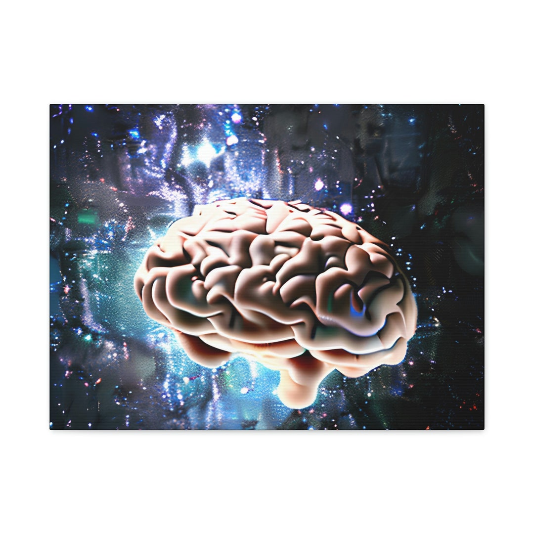 This is Your Brain in Space.. AI Wall Art of Boltzmann Brain - Etsy