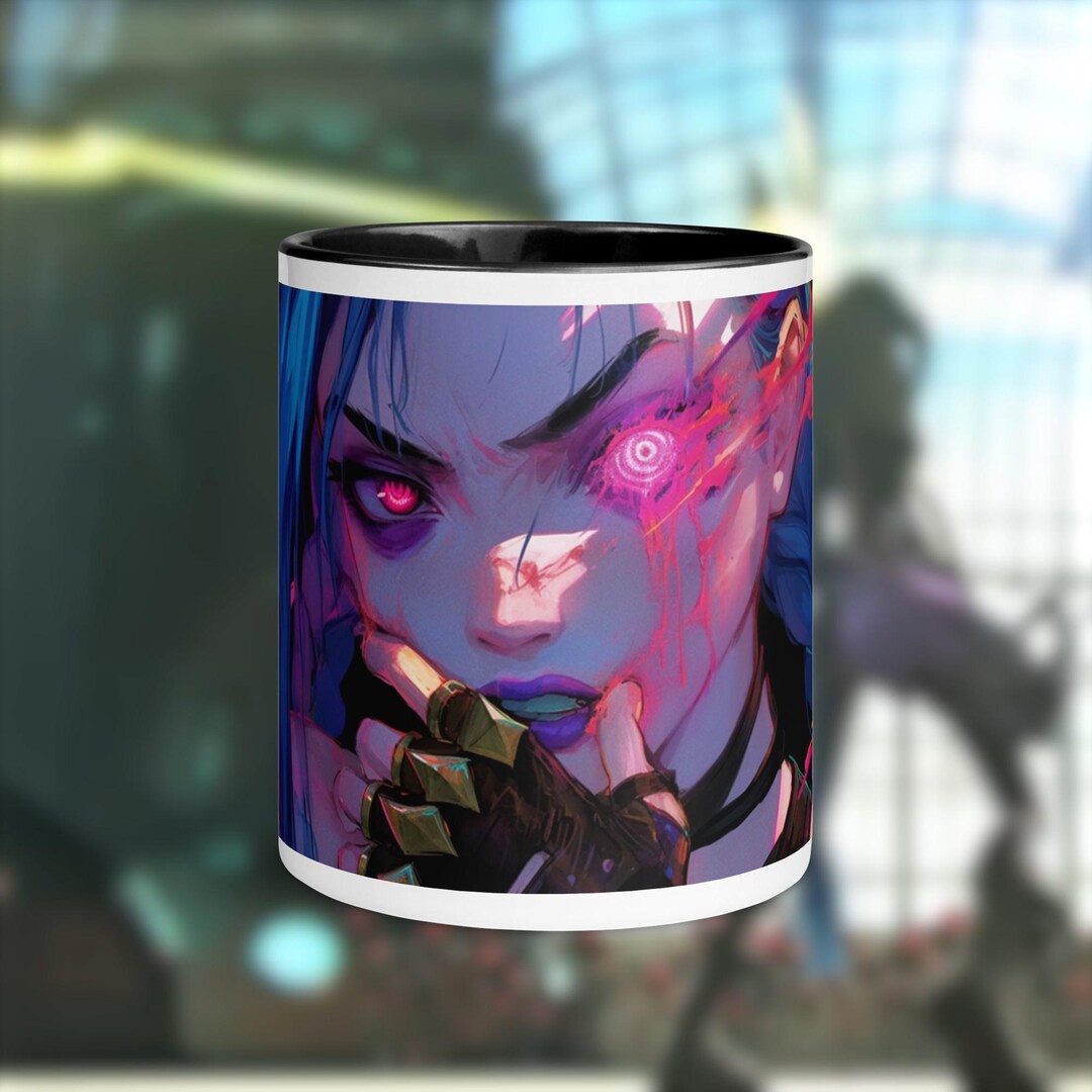 Jinx Arcane Season 2 Fan Art Mug League of Legends Coffee Cup, Powder ...