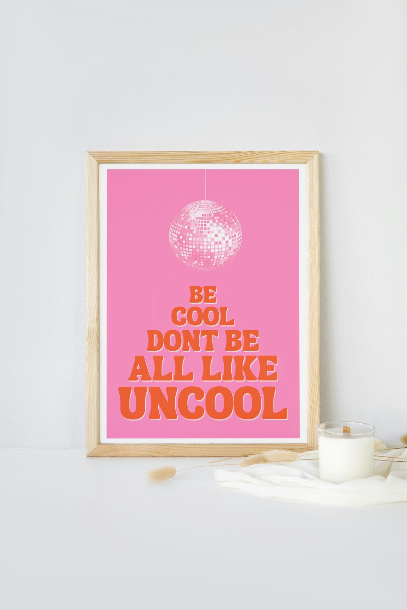 Real Housewives 'don't Be All Uncool' Wall Art Bravo Print Luann De Lesseps Digital File - Etsy