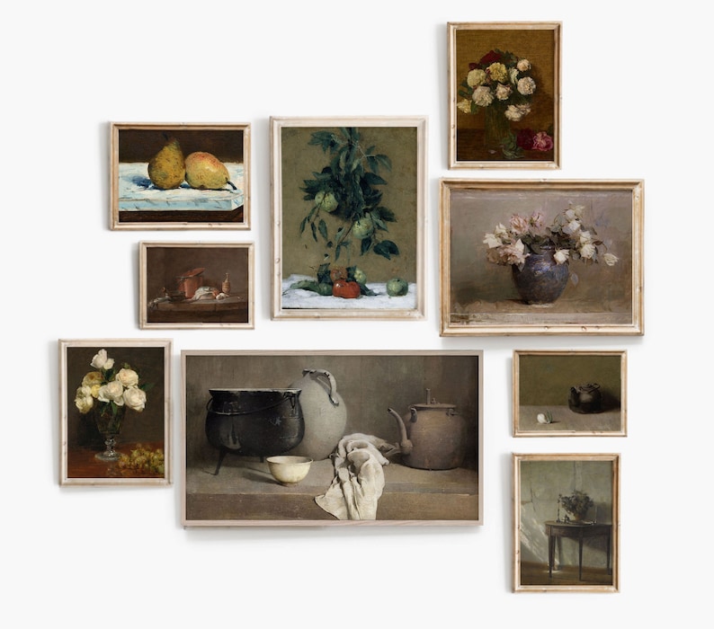 Samsung Frame TV Gallery Wall, Printable Gallery Wall Set, Art for Tv ...