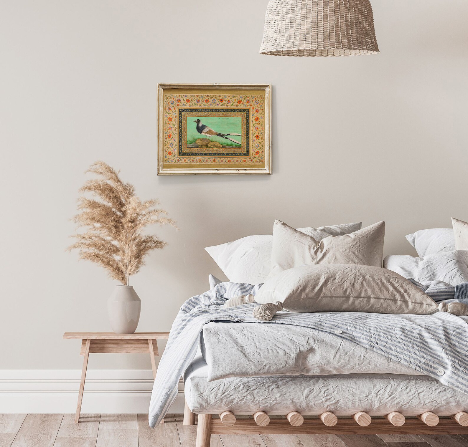 Traditional Persian Prints, Mughal Art Prints, Antique Bird Prints ...