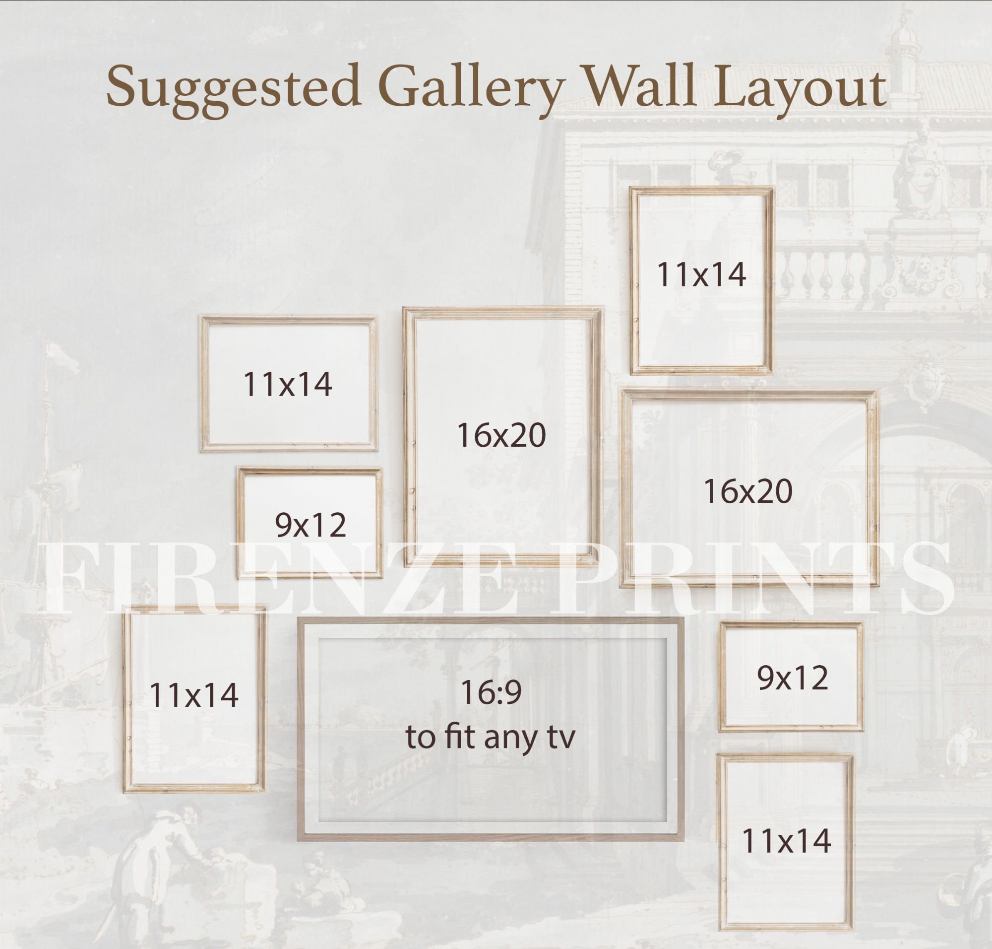 Samsung Frame TV Gallery Wall, Printable Gallery Wall Set, Art for Tv ...