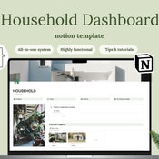 Notion Template Work Dashboard, Notion Templates, Notion Dashboard ...