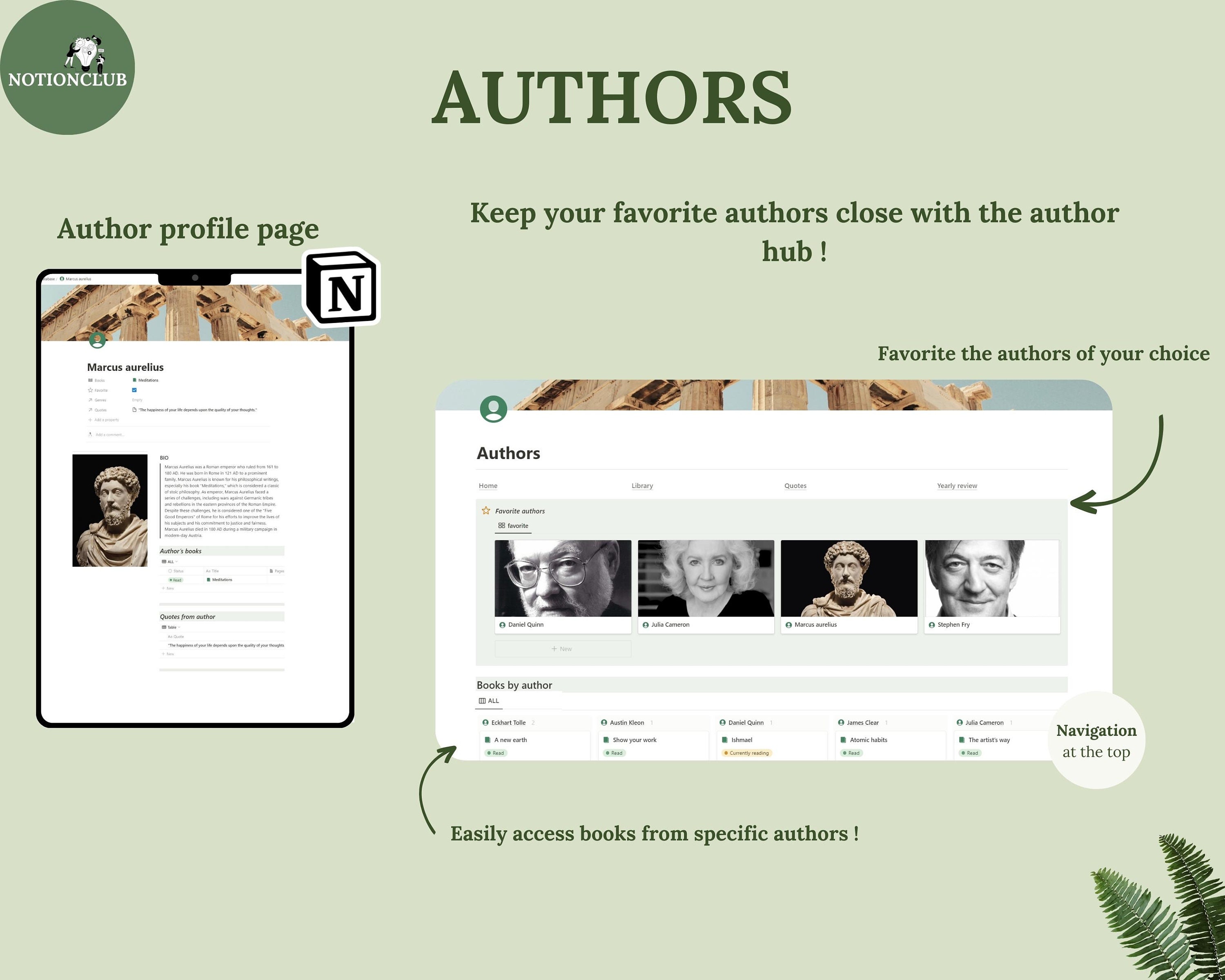 Notion Reading Journal | Notion Library, Notion Template, Notion ...