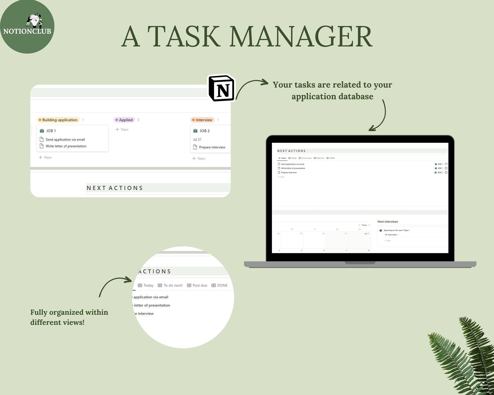 Notion Template Job Tracker, Notion Template 2023, Notion Template Work ...