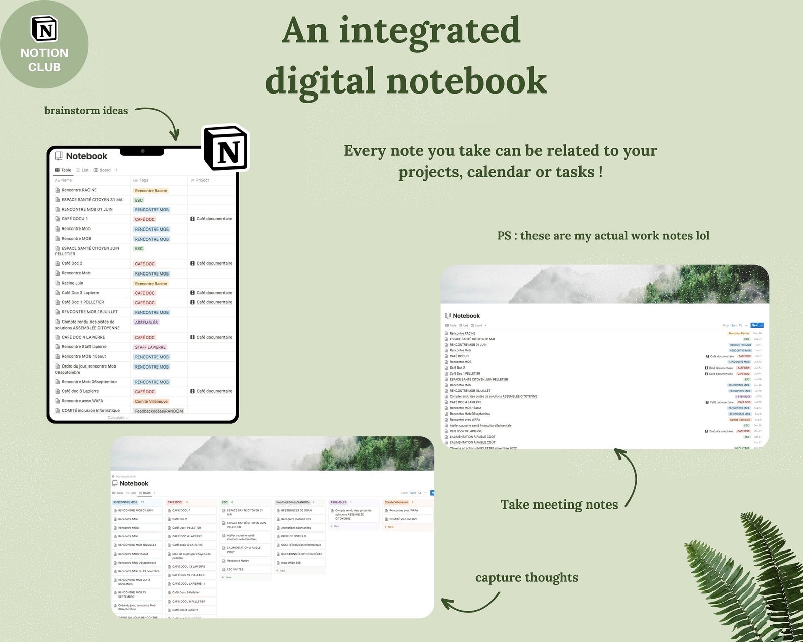 Notion Template Work Dashboard Notion Templates Notion - Etsy Canada