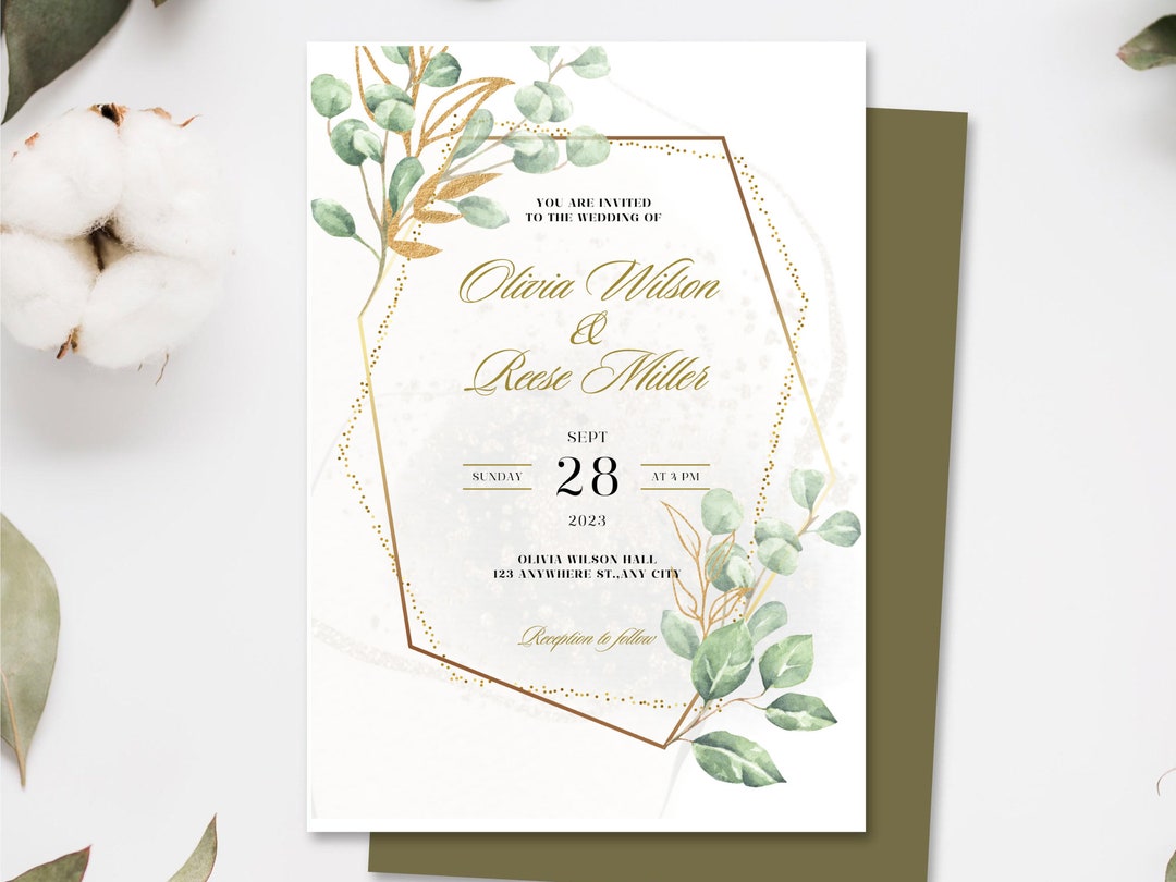 Customizable Digital Event Invitations for Weddings, Birthdays, and ...
