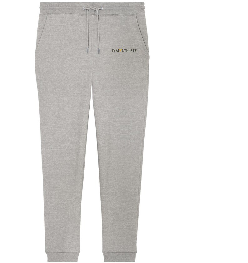 Jym Athlete leg Wear Light Gray Gym Pants Subtle Motif Cool Design ...