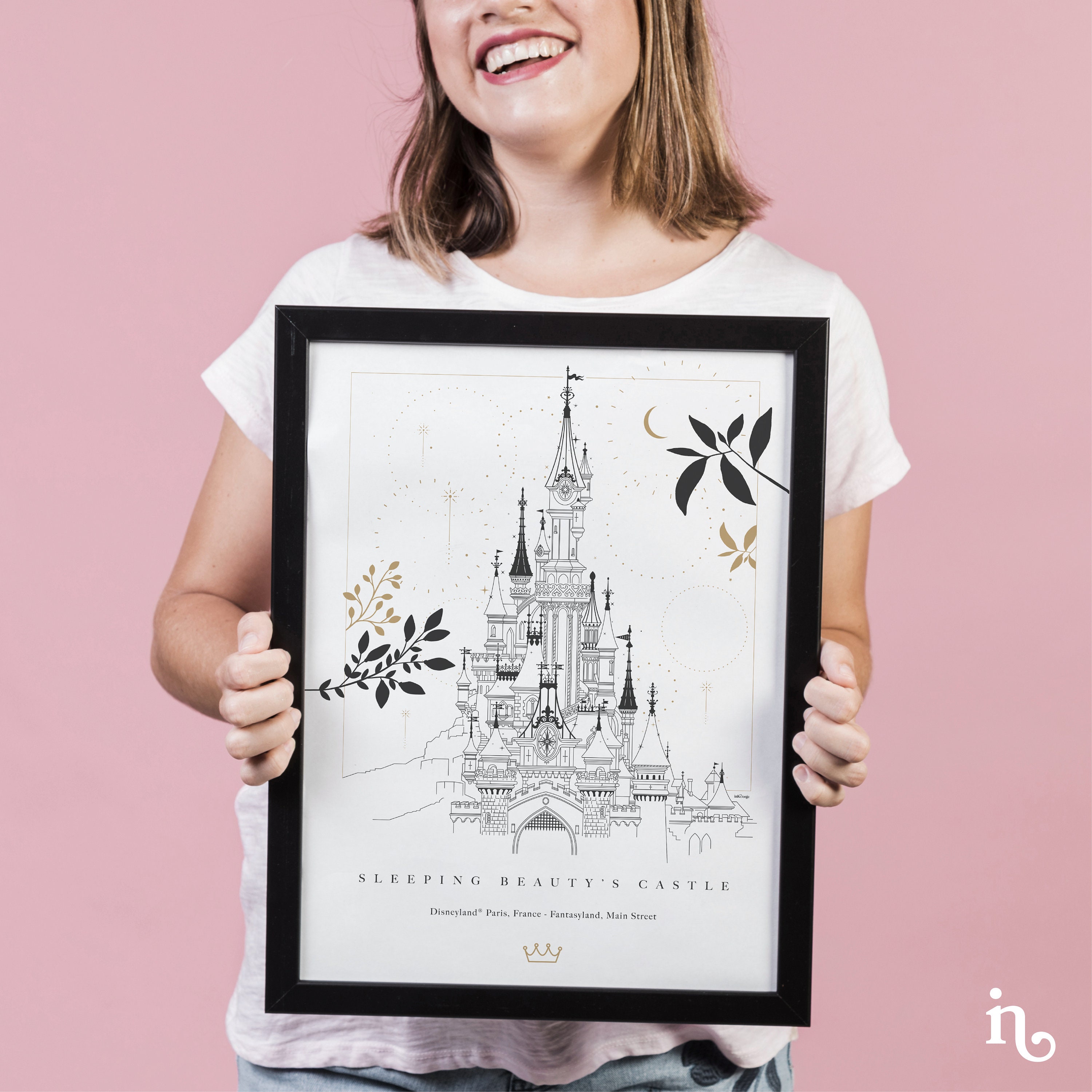 Poster - Disneyland Paris Castle - Etsy