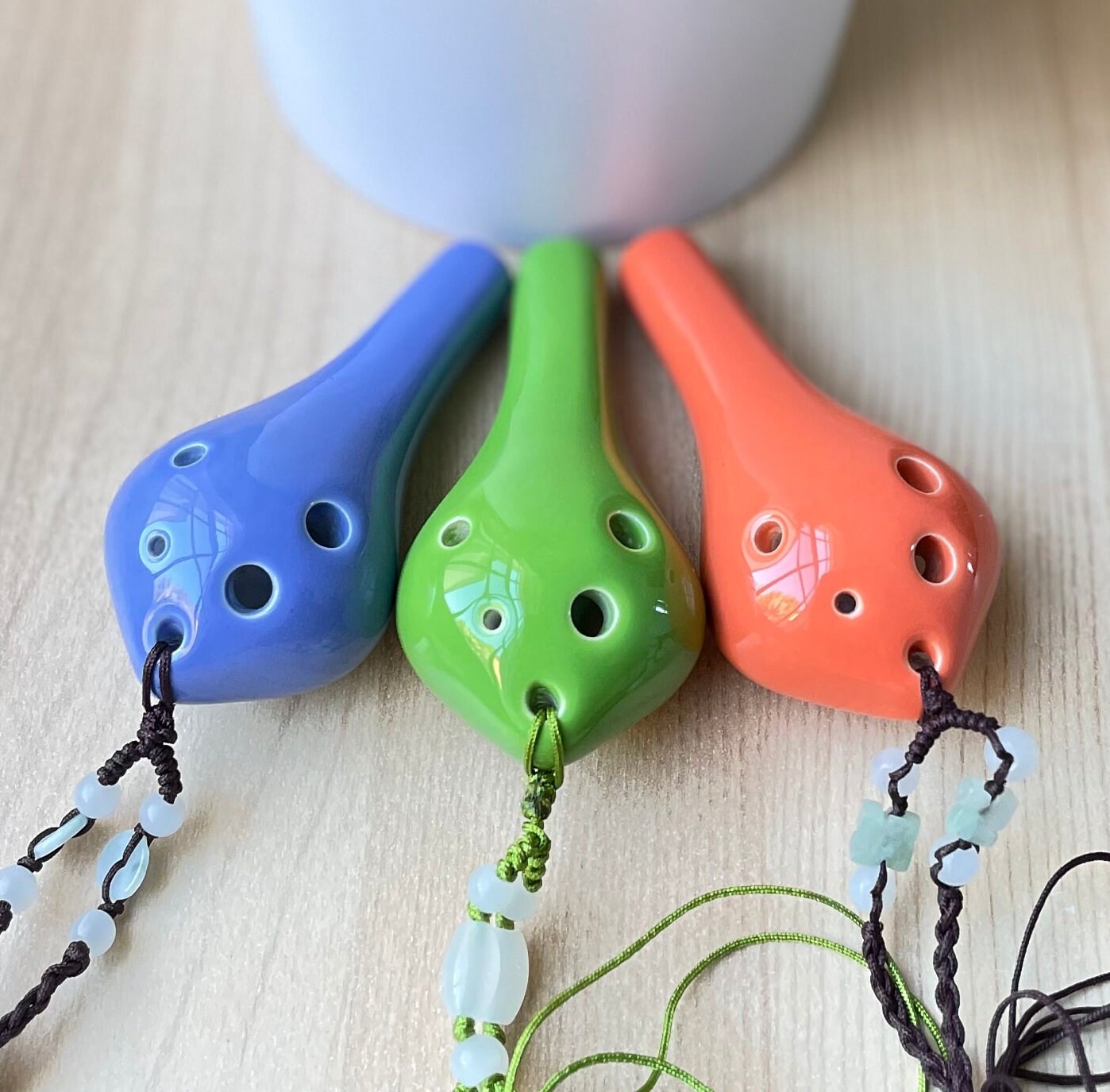 Focalink 6 Hole Soprano C Ceramic Ocarina - Dexterous, Easy to Learn ...