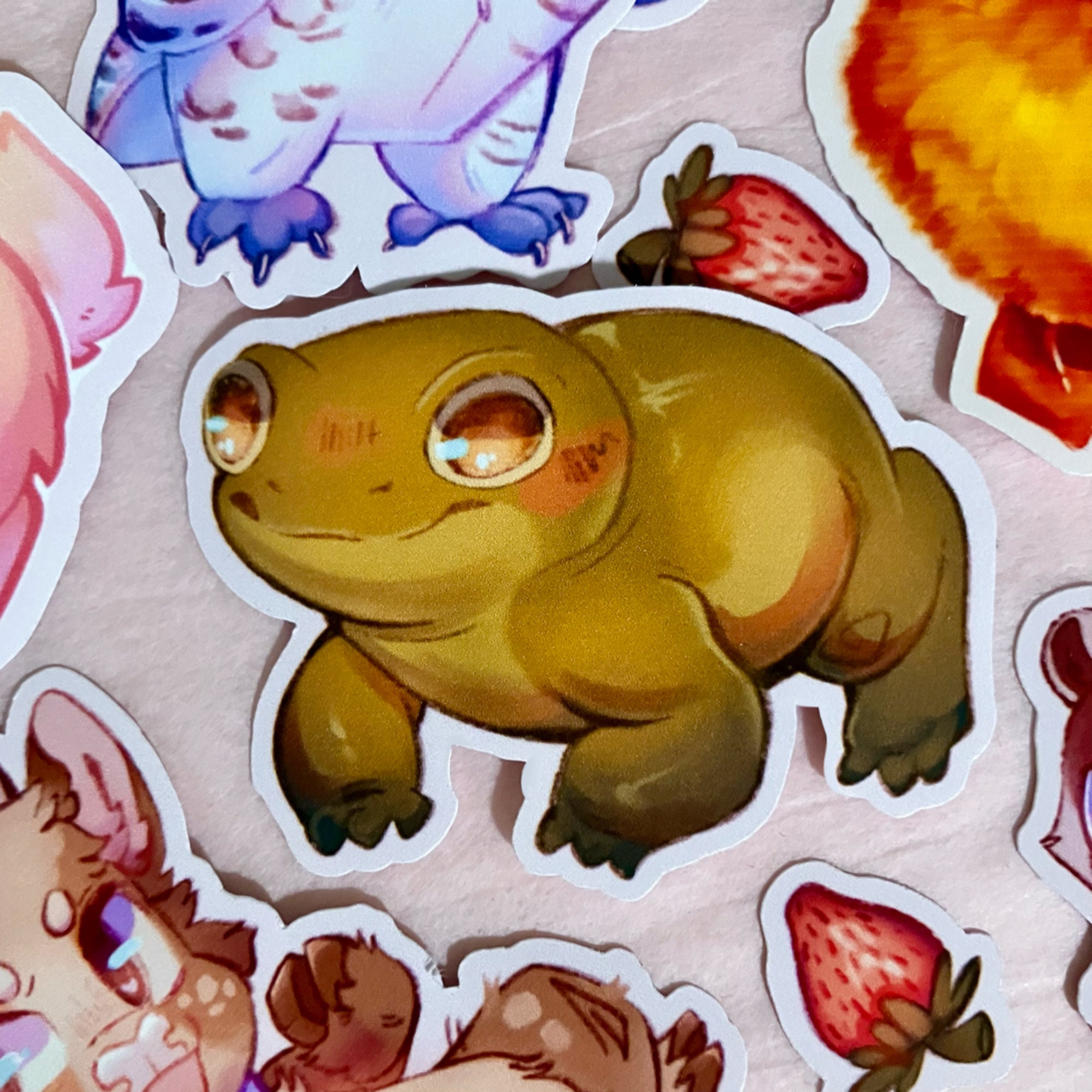 Frog Sticker / Cute Frog Sticker / Cute Animal Sticker / Cute Sticker ...