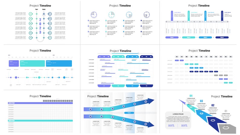 Project Planning / Timeline Slide Deck: Editable Powerpoint and Google ...