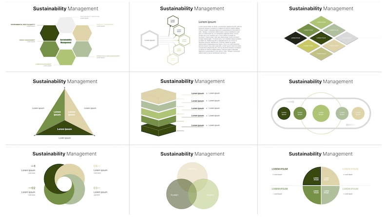 Sustainability Deck, Templates, Vorlage, Slide Deck, Design, Powerpoint ...
