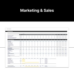 Lean Business Case Template, Business Plan, Business Planner, Editable ...