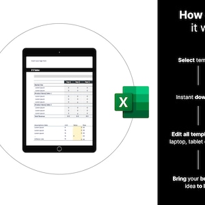 Lean Business Case Template, Business Plan, Business Planner, Editable ...