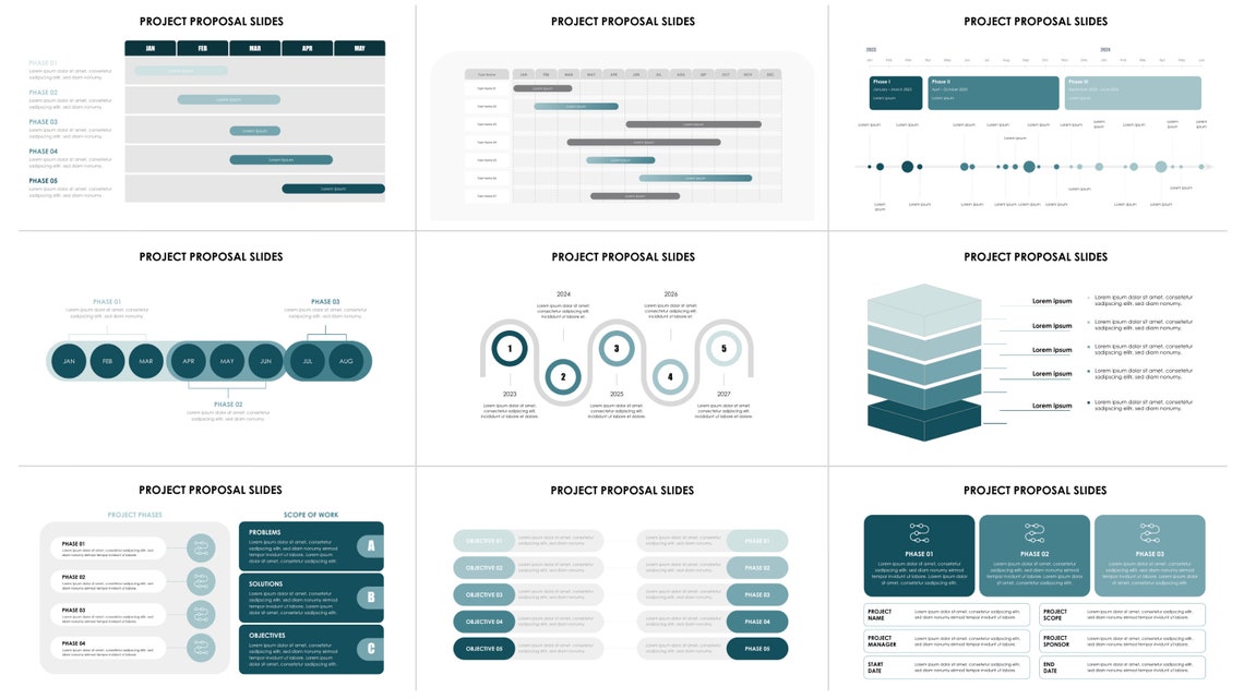 Project Proposal - Pitch Deck - Templates: Editable Infographics for ...
