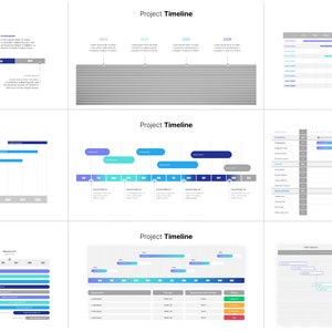 Project Planning / Timeline Slide Deck: Editable Powerpoint and Google ...